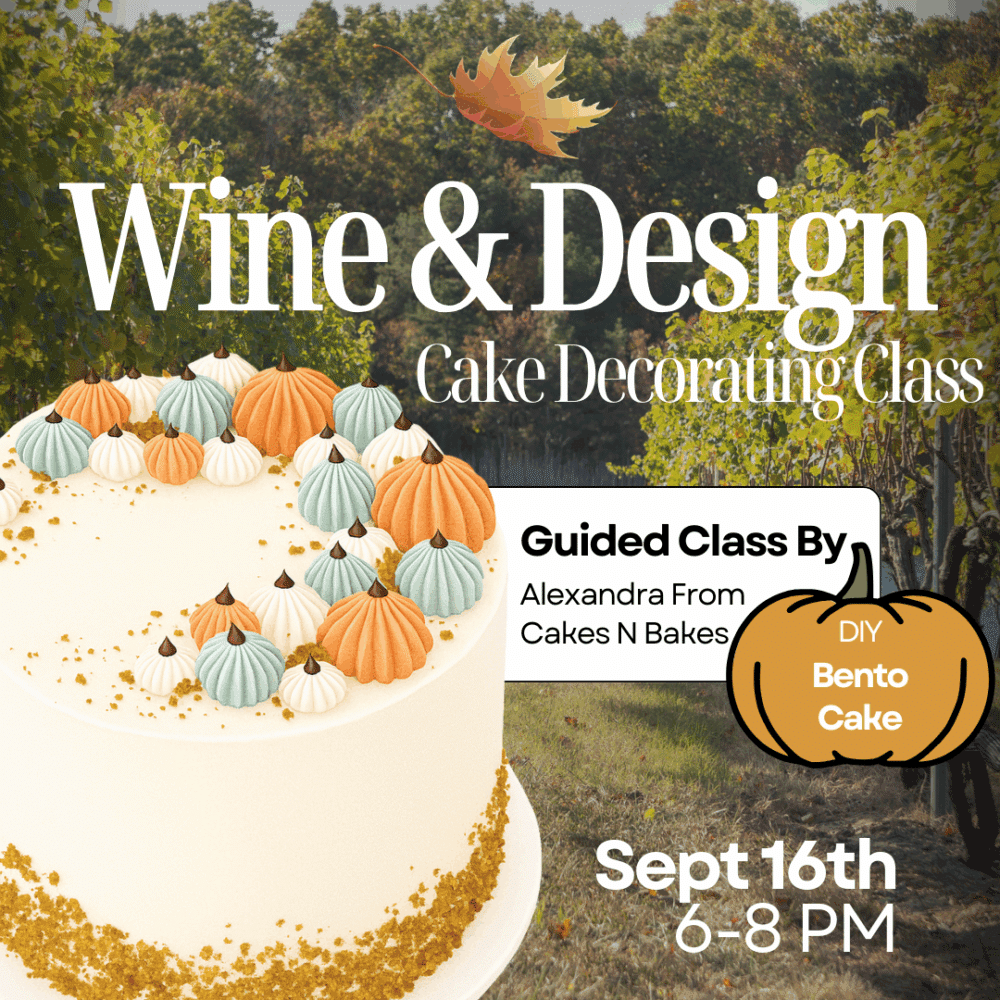 Wine and Design: Cake Decorating Class - Garden State Wine Growers ...
